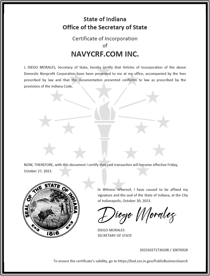 NAVY CRF | WE DON'T MAKE GOAL, WE MAKE MISSION.