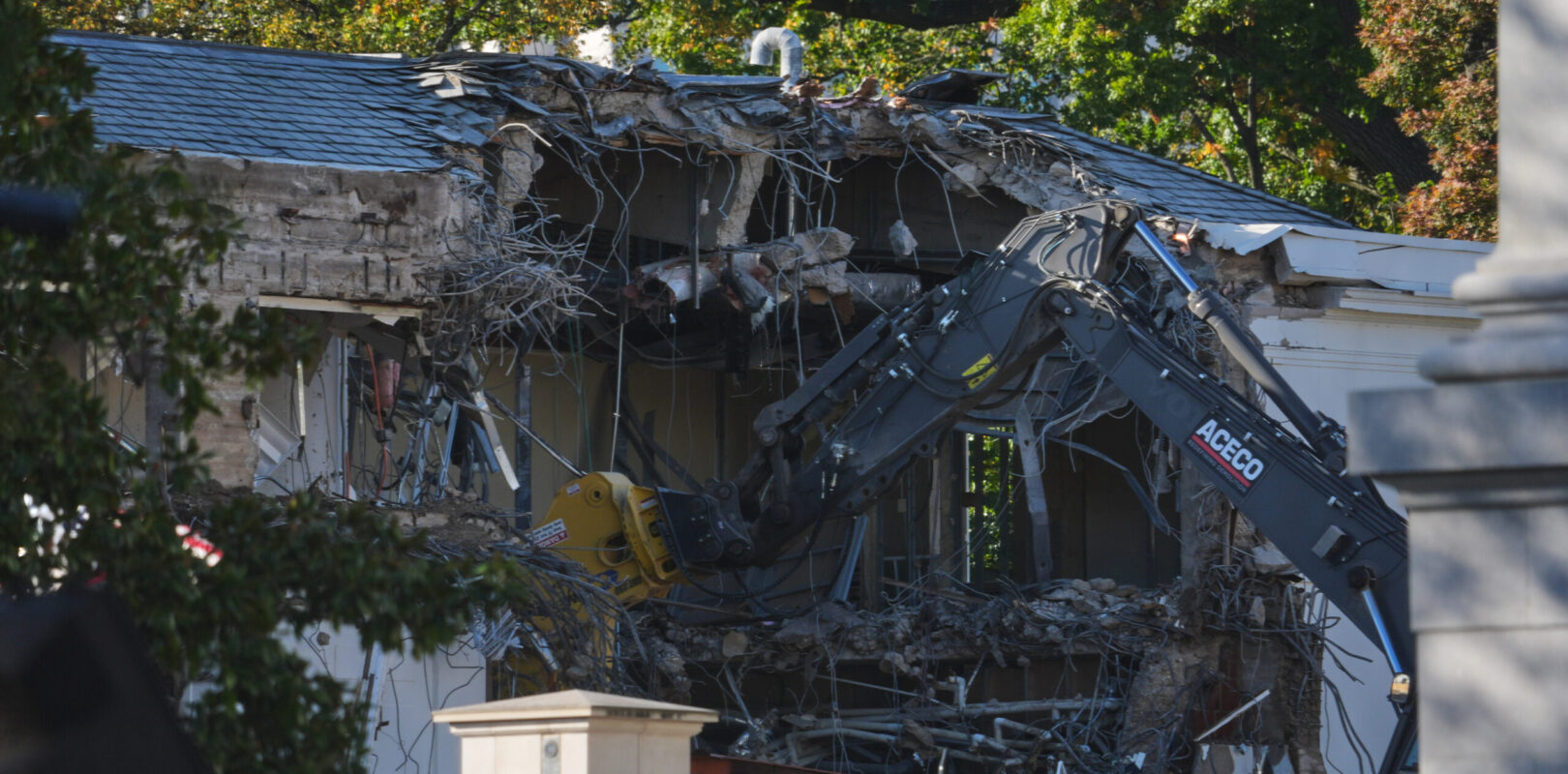 The WWII origins of the (now demolished) East Wing of the White House ...